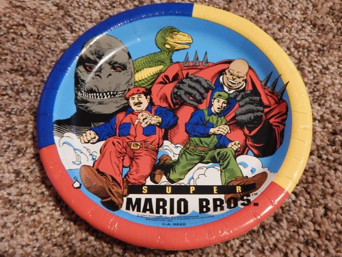 Vintage Super Mario Bros Movie Paper Plate 1993 | eBay