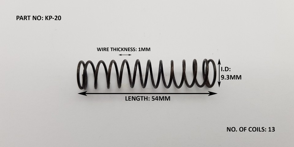 Compression Spring Various Size 0.4-4mm Wire Diameter 5mm-510mm Long ...