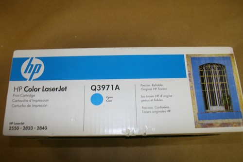 Q3971A 123A Genuine HP Cyan Toner Color LaserJet 2500L 2550LN 2550 2800 ...