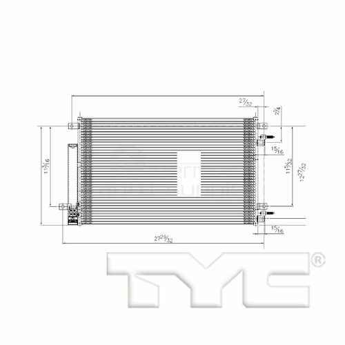 TYC A/C Condenser 30025 94524859 for Chevrolet | eBay