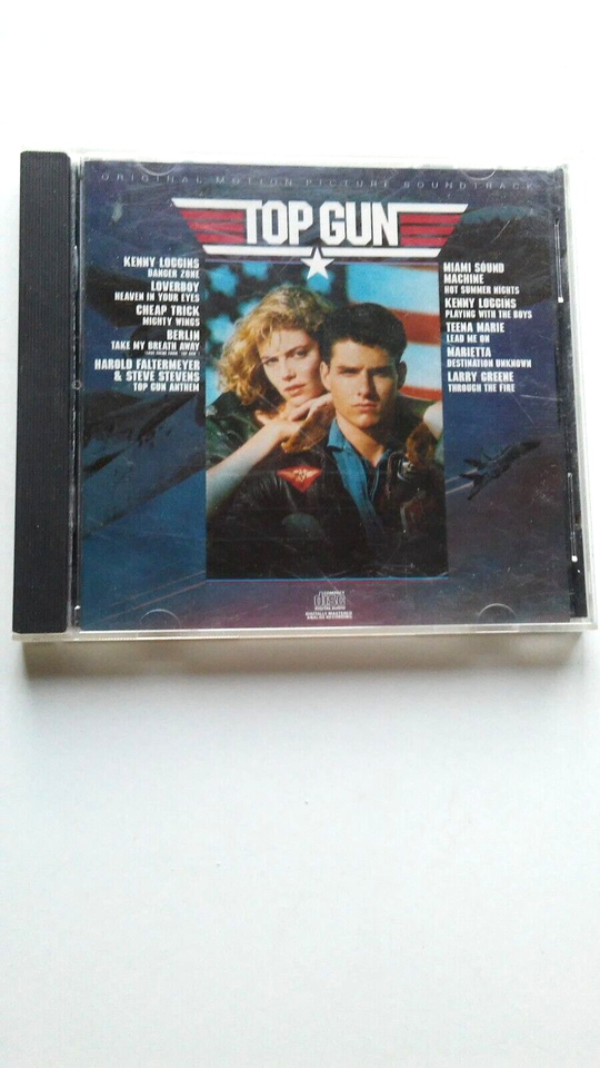 TOP GUN soundtrack(Giorgio Moroder.Steve Stevens.Cheap Trick)JAPAN-U.S ...
