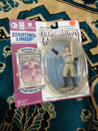 Starting Line Up Cooperstown collection Babe Ruth Action Figure Toy ...