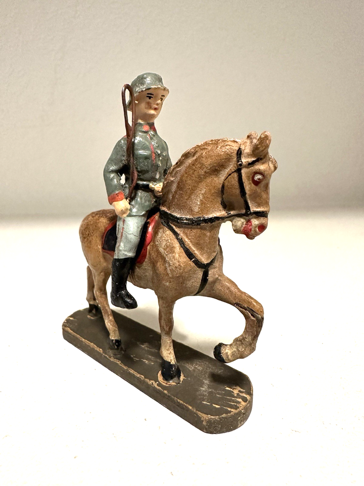 German Lineol Elastolin Infantry Cavalry Horseback Toy Soldier WW 1 WW ...