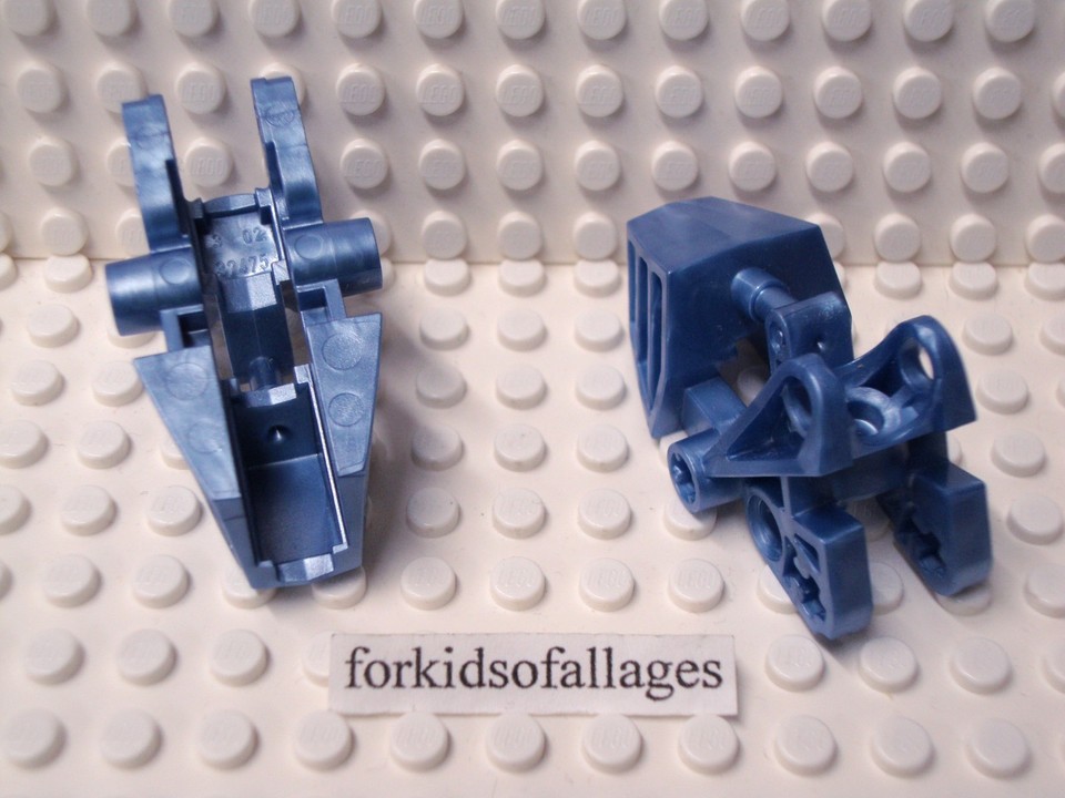 Lego Bionicle Foot w/Ball Joint Socket 3x6x2 Part 32475 Pearl Sand Blue ...