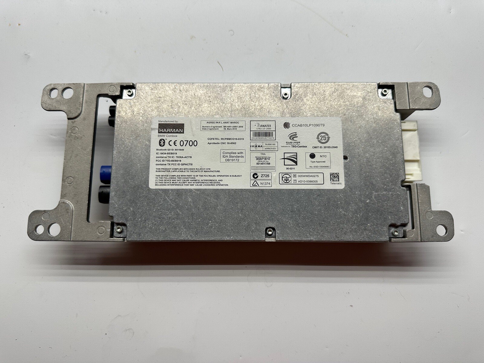2009-2012 BMW 7 SERIES F01 F02 BLUETOOTH TELEMATIC CONTROL MODULE ...