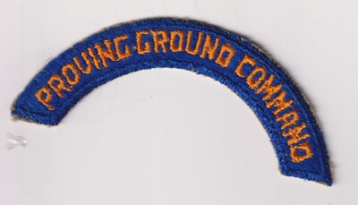 Proving Ground Command tab patch US Army Air Force USAAF real WWII make ...