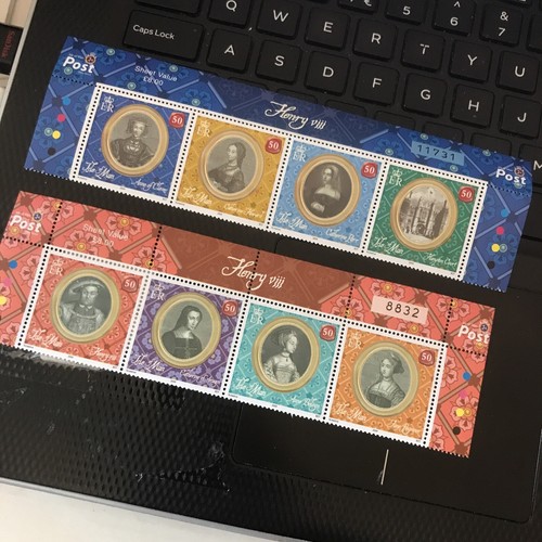 ISLE OF MAN Mint 2009 500th Ann. Henry VIII Accession MNH WCP as Photos ...
