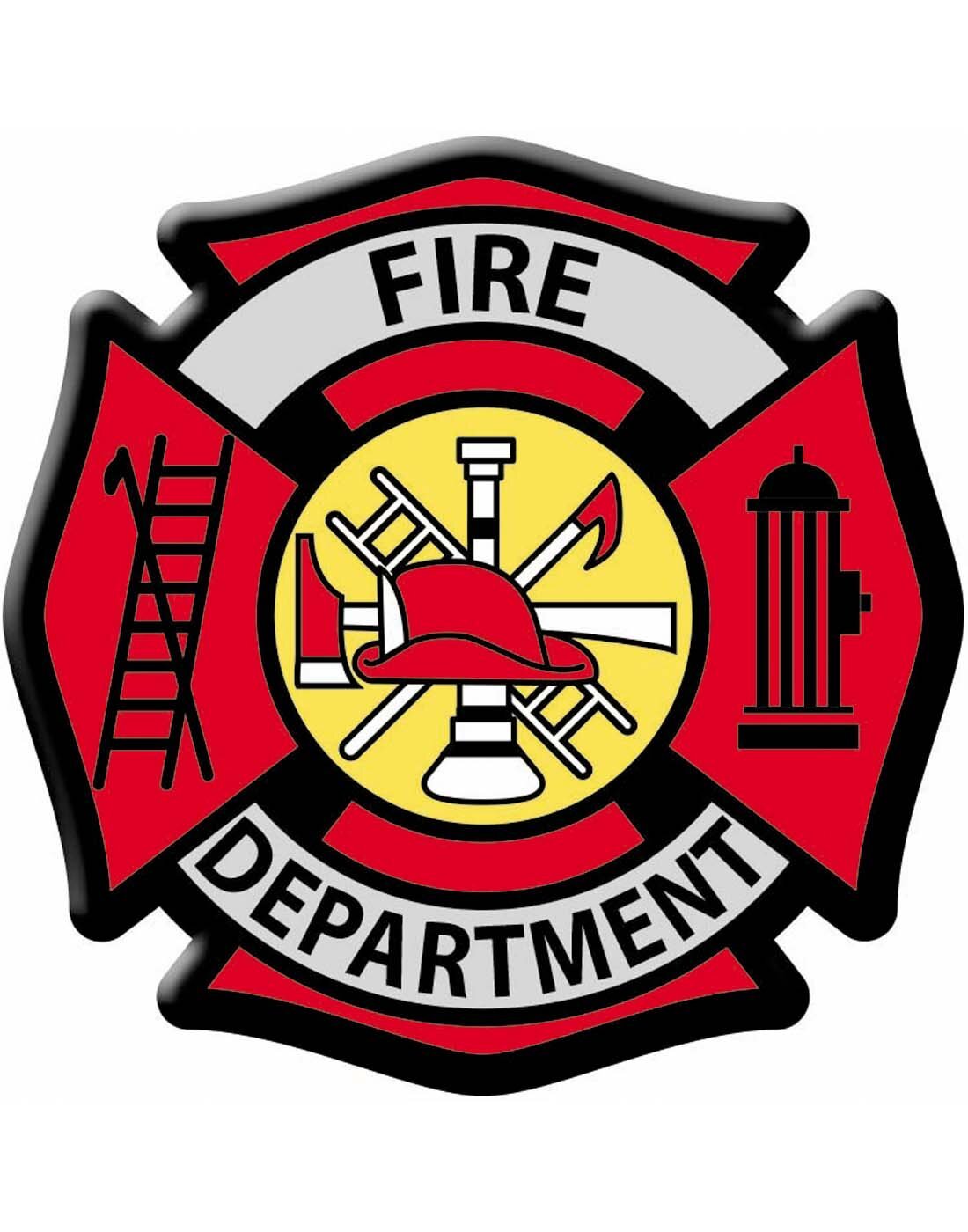 Fire Department Iron-on Applique | eBay