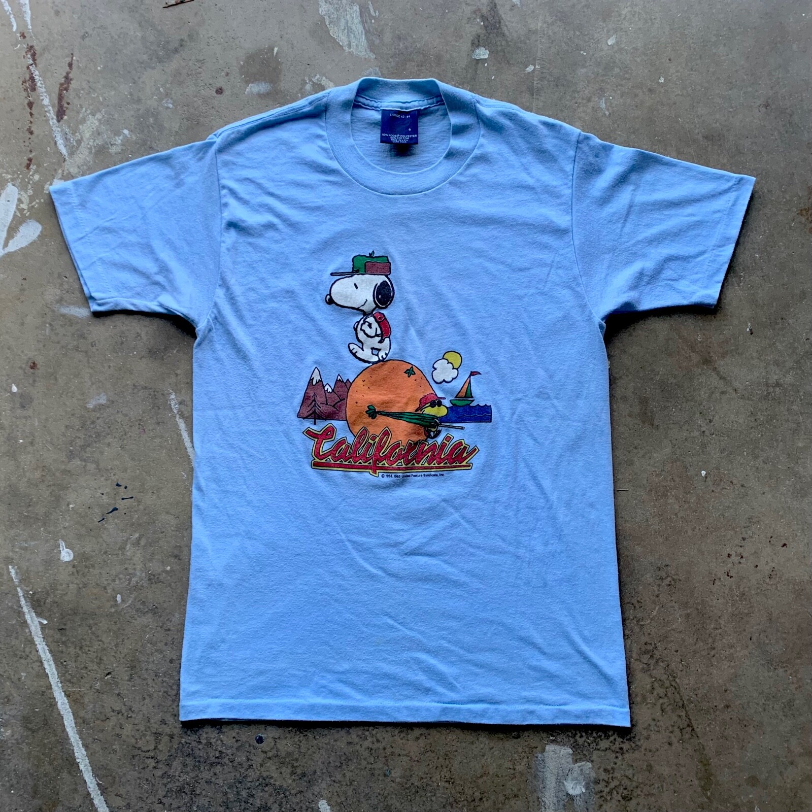 70s - 80s VINTAGE SNOOPY of PEANUTS CALIFORNIA SOUVEN… - Gem