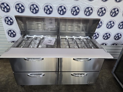 Drawer Counter Height Mega Top Refrigerated Sandwich / Salad Prep Table ...
