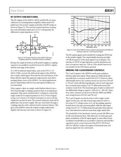 (LOT OF 3) Analog Devices AD8341ACPZ RF Vector Modulator 24VFQFN *NEW ...