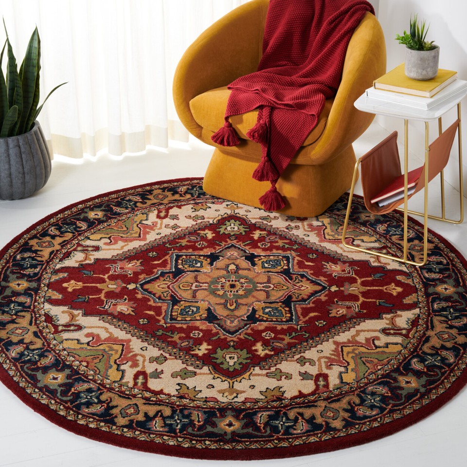 SAFAVIEH Heritage Collection HG625A Handmade Red Rug | eBay