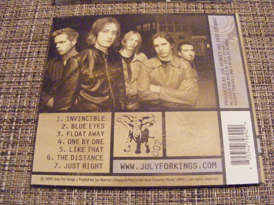 July For Kings "Nostalgia" 2005 In N/M- & "Normal Life" 2002, Promo CD ...