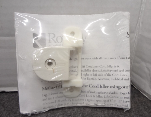 ROWLEY CL19 SMALL CORD IDLER for Roman Shades, White | eBay