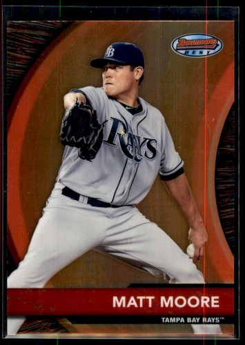 2012 Bowman Bowman's Best Matt Moore #BB4 Tampa Bay Rays | eBay