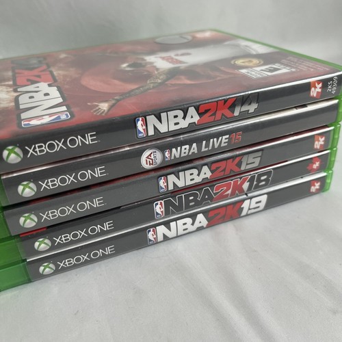 NBA 2K Xbox One Game Lot of 5 2k14 Live15 2k15 2k18 2k19 TESTED 🔥🔥 | eBay