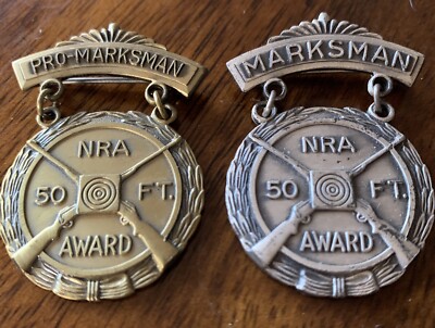 NRA National Rifle Association Pro Marksmanship Award Pin | eBay