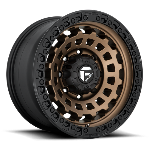 17 Inch Bronze Black Wheels Rims Fuel Zephyr D634 6x5.5 Lug 17x9 1mm ...