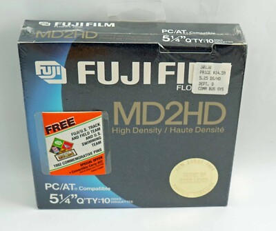 Fuji MD2HD 5 ¼ “ Floppy Disks | eBay