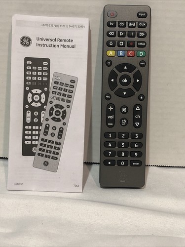 GE Ultra Pro Universal Remote Control 4 Device with Designer Finish ...