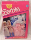 VINTAGE 1989 BARBIE FANTASY FASHIONS Complete Outfits Pink Dress 8242 ...