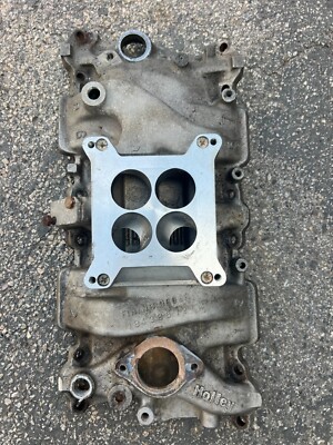 Holley 701R-38 300-38 Street Dominator sbc 327 350 400 Intake Manifold ...