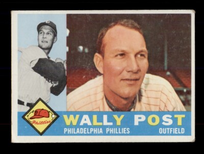 1960 TOPPS #13 WALLY POST PHILADELPHIA PHILLIES | eBay