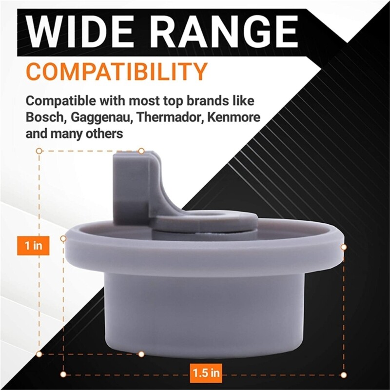 165314 Dishwasher Lower Rack Wheel Clips AP2802428 8-piece/set for ...