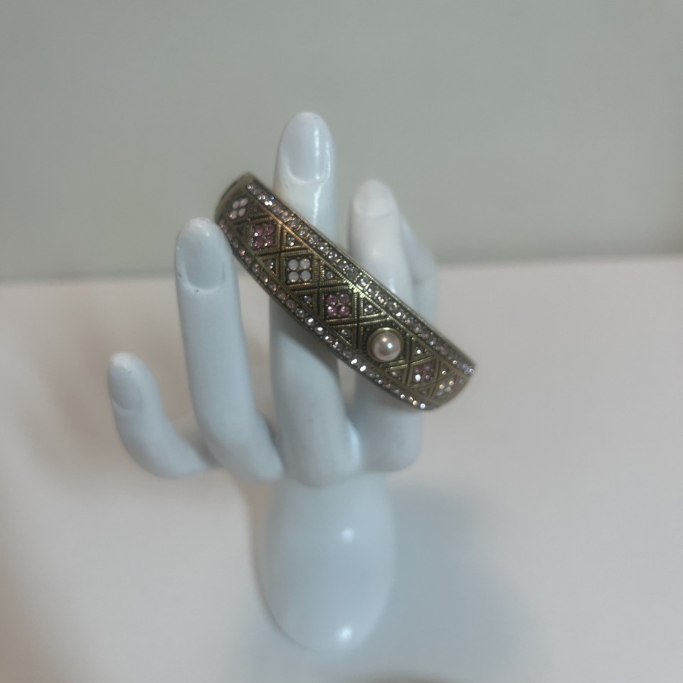 Heidi Daus “Double Trouble” Crystal Bangle and Watch Set & Bangle Set ...