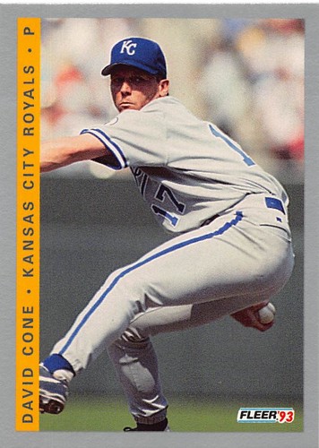 David Cone 1993 Fleer Final Edition F-216 Kansas City Royals Baseball ...