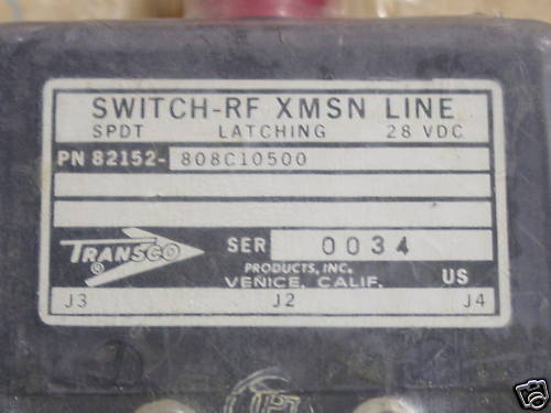Transco 82152-808C10500 RF XMSN LINE-NEW | eBay