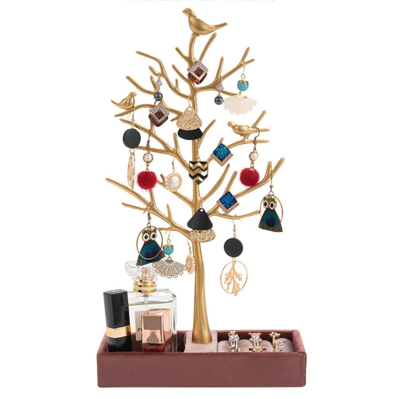 Jewelry Tree Storage Rack Tree Racks to Display Jewelry Tower Trees for ...