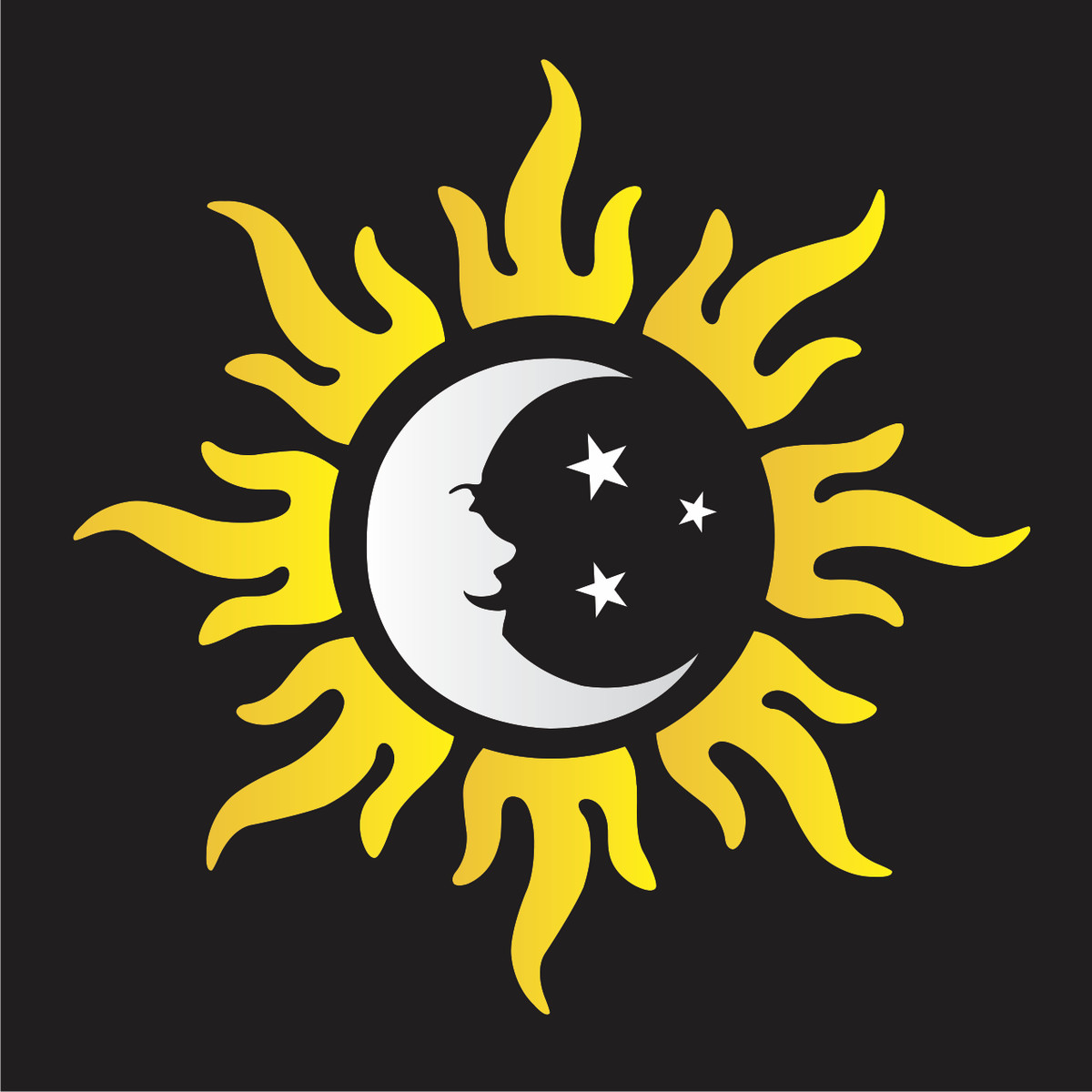 Yellow Sun Template
