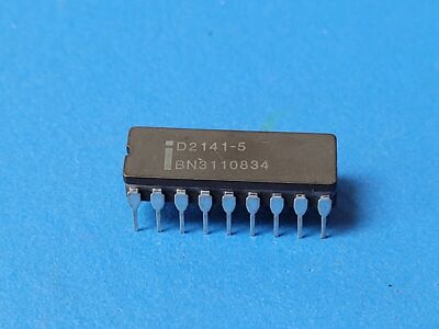 (1 PC) D2141-5 INTEL Standard SRAM, 4KX1, 250ns, MOS, CDIP18 | eBay