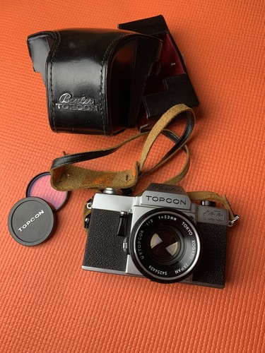 Beseler Topcon Auto 100 SLR Film Camera + Tokyo Kogaku UV Topcor 53mm ...