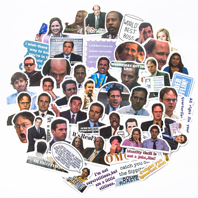 50X The Office Michael Scott Jim Halpert Quotes Mockumentary UK TV Gift ...