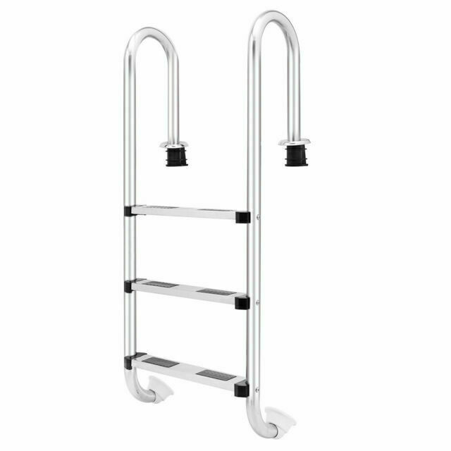 Aqua Select 805530 3-Step Ladder with Stainless Steel Steps for sale ...