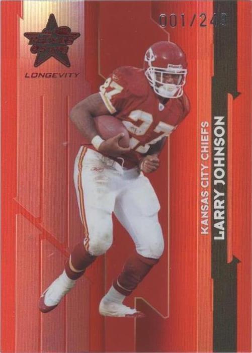 2006 Leaf Rookies & Stars Longevity - Larry Johnson #54 Ruby /249 for ...