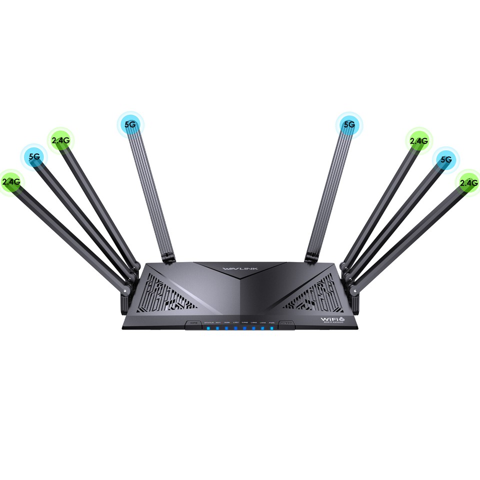 AX3000/6000 Wi-Fi 6/7 Dual Band 4G Gigabit AI QoE Routers Mesh VPN Mesh ...