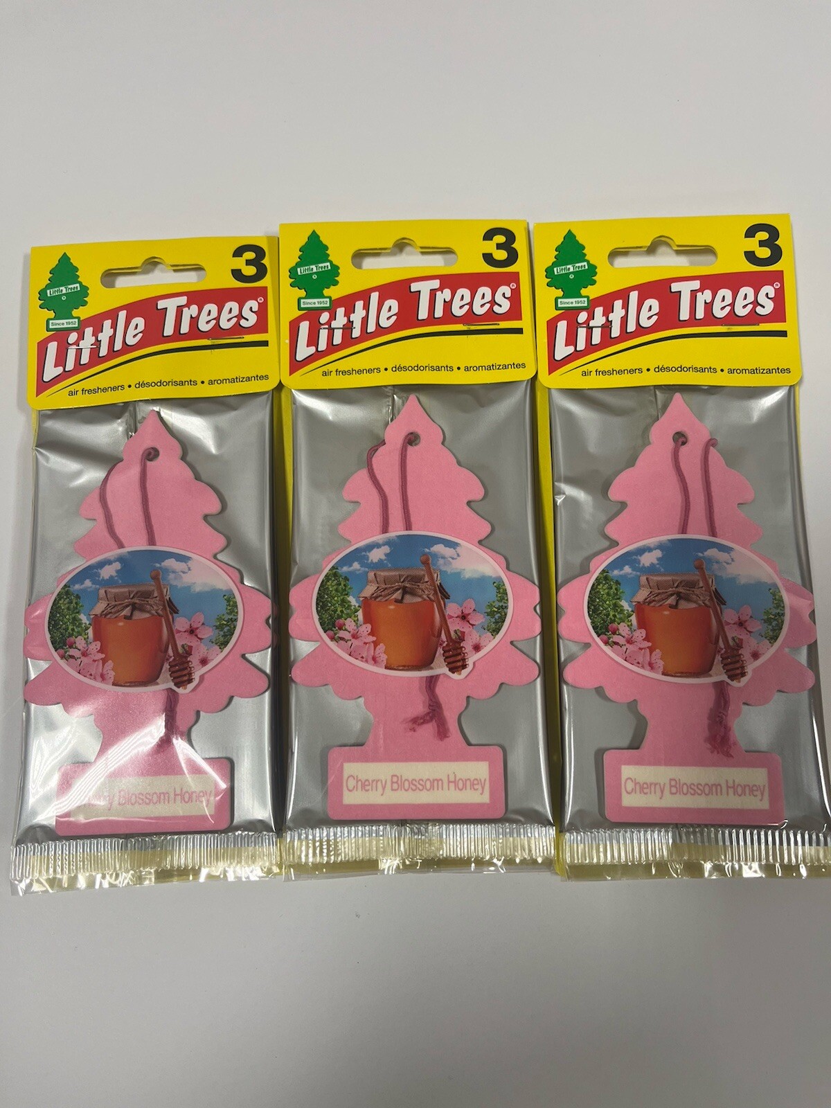 Little Trees Hanging Air Freshener Scent Home Car 3/3packs Cherry ...