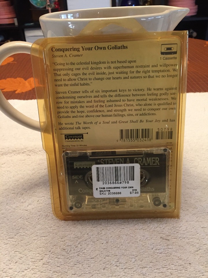 Conquering Your Own Goliaths by Steven A. Cramer (2004, Cassette) LDS ...