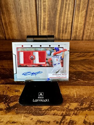 CHRISTOPHER MOREL 2024 Topps Museum Collection Dual Patch AUTO Card # 1 ...