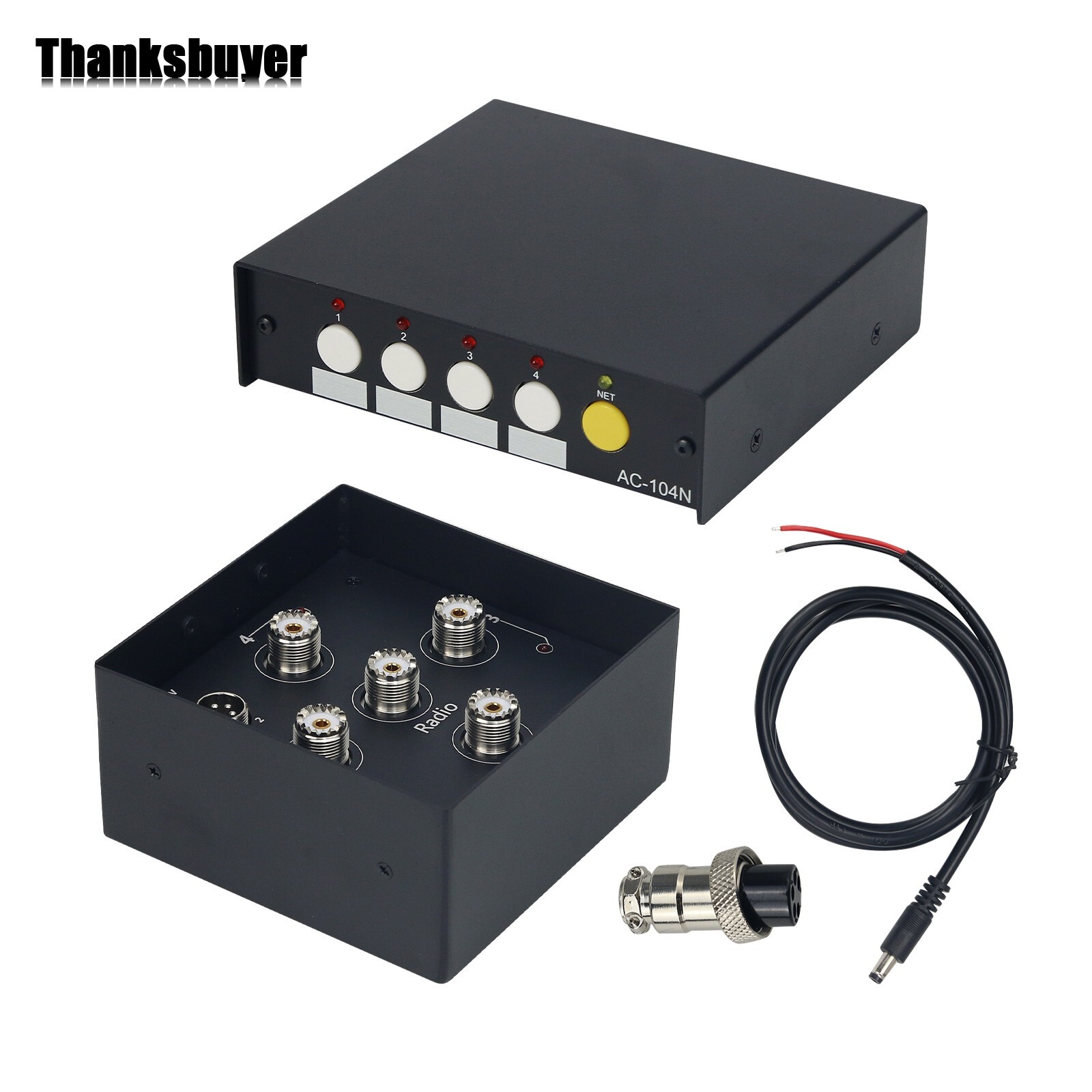 AS104 Automatic HF Shortwave Antenna Switcher w/ AC104N Web RC&PC ...