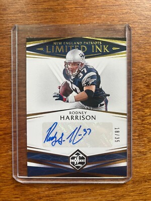 2020 Panini Limited Rodney Harrison Limited Ink Auto /35 No. LI-RH | eBay