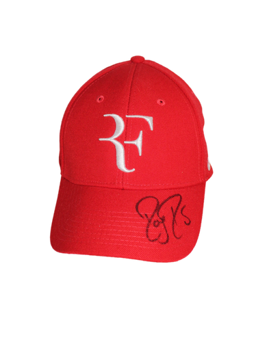 ROGER FEDERER SIGNED AUTOGRAPH RF NIKE TENNIS HAT CAP WIMBLEDON LEGEND ...