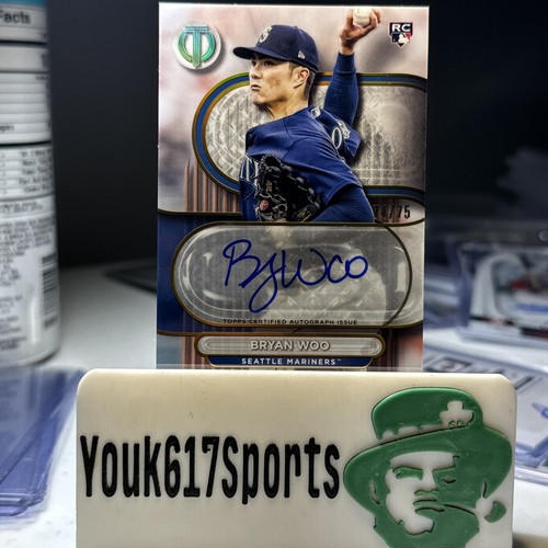 2024 Topps Tribute Bryan Woo Gold Rookie On Card Autograph #’d/75 ...