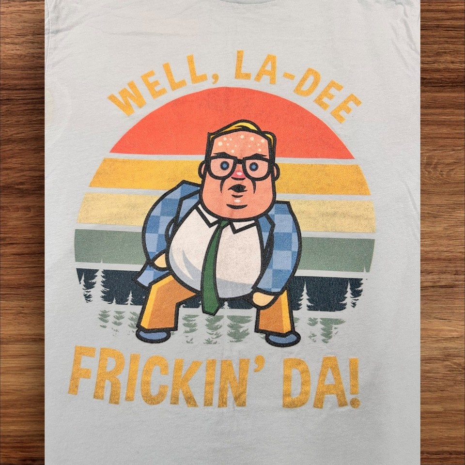 Chris Farley "down by the river" La-dee Frickin Da T Shirt Next Level ...