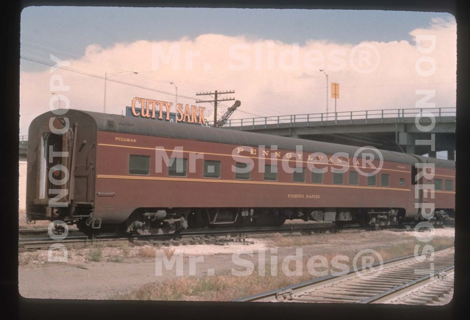 Duplicate Slide PRR Pennsylvania RR Pullman Sleeper 'Fishing Rapids' | eBay