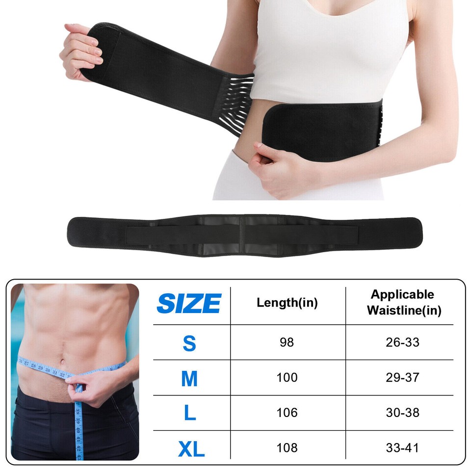 Self-heating Lumbar Pain Relief Magnet Belt Thermal Magnetic Lower Back ...