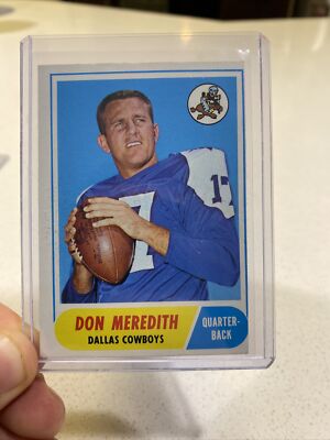 Don Meredith 1968 Topps Football # 25 - NM/MT | eBay